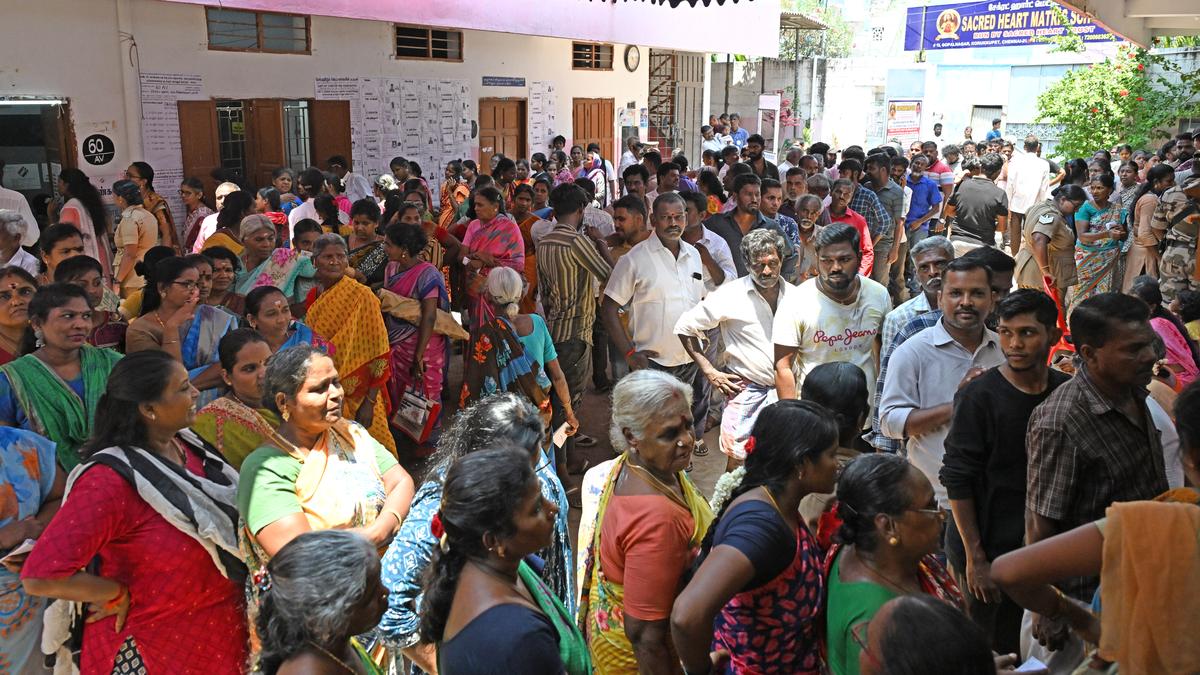 Chennai’s three Parliamentary constituencies record overall polling ...