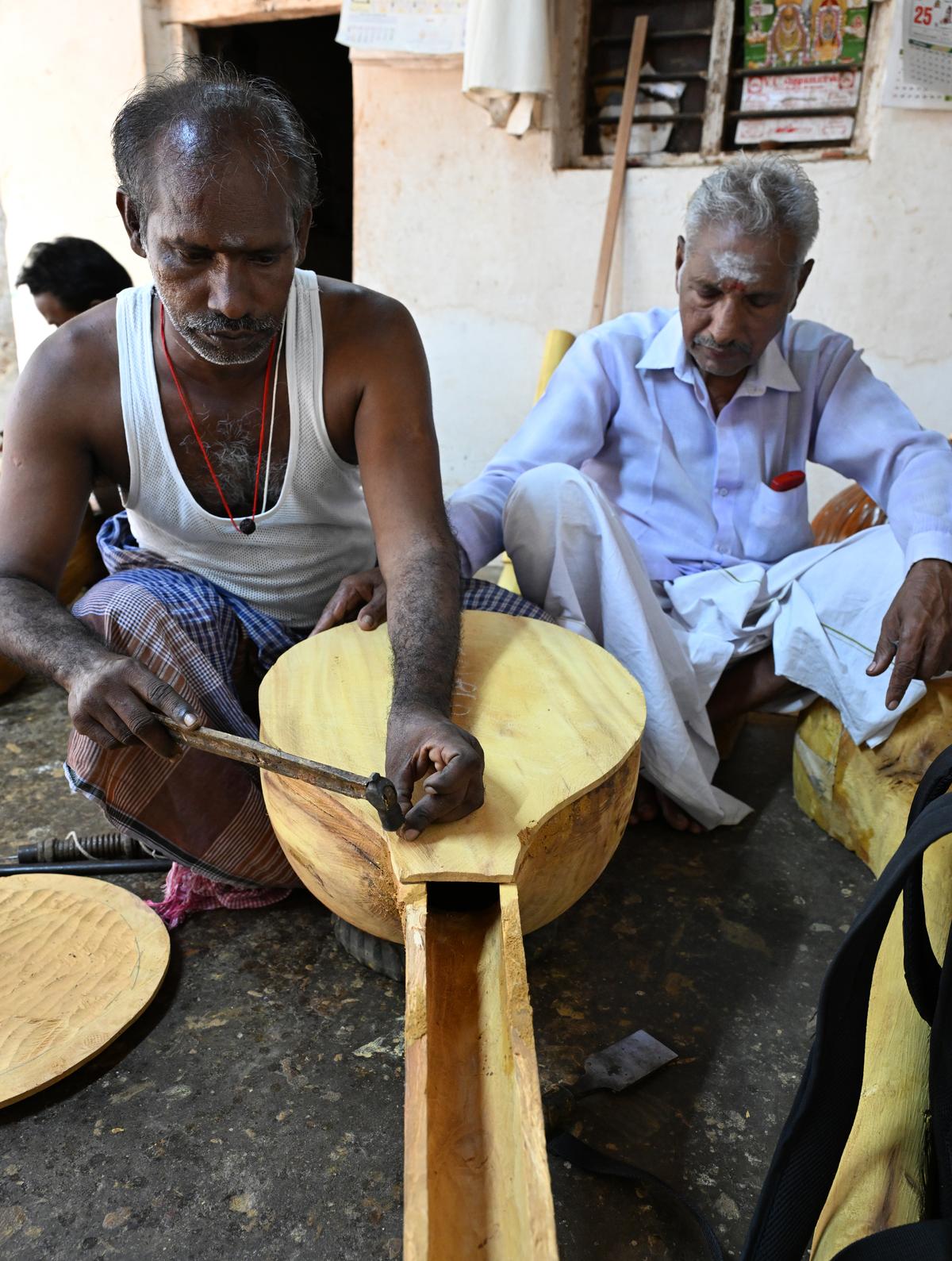 In Frames: Thanjavur tunes its wood stock - The Hindu