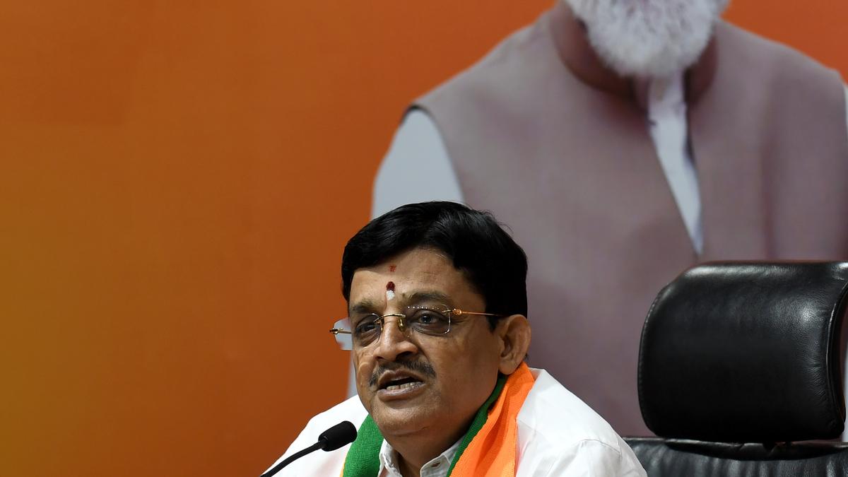 Maitreyan joins BJP, a return after two decades in AIADMK - The Hindu