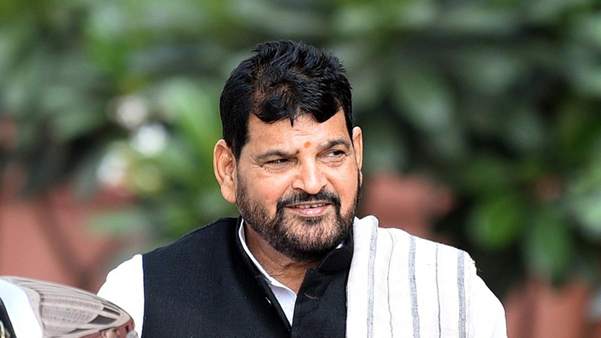 Brij Bhushan booked for poll code violation in Kaiserganj - The Hindu