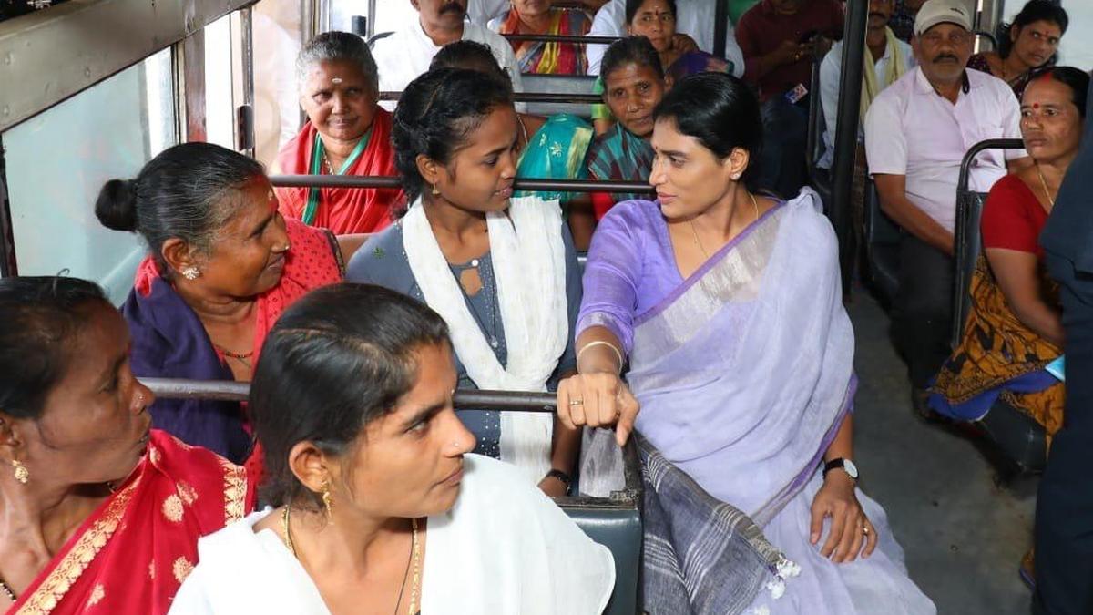 Show me developments done by your government in Andhra Pradesh, Sharmila tells YSRCP - The Hindu