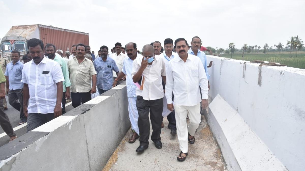 Breached portion of Manubolu expressway reconstructed at a cost of ₹135 ...