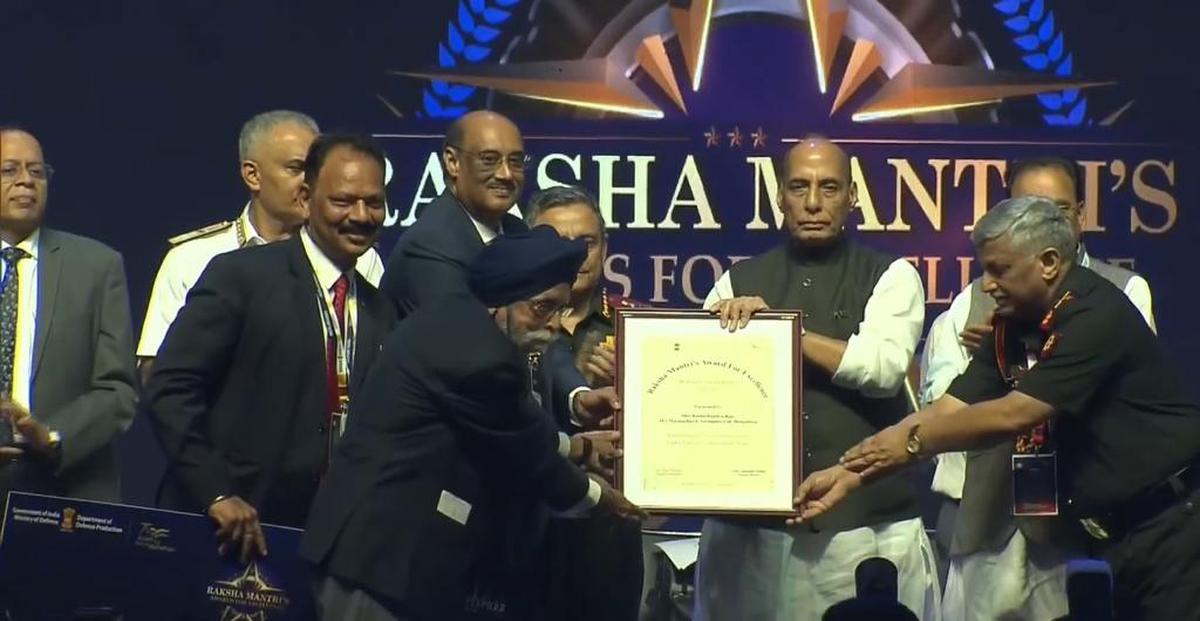 Andhra Pradesh man’s firm bags Raksha Mantri Award for Excellence - The ...