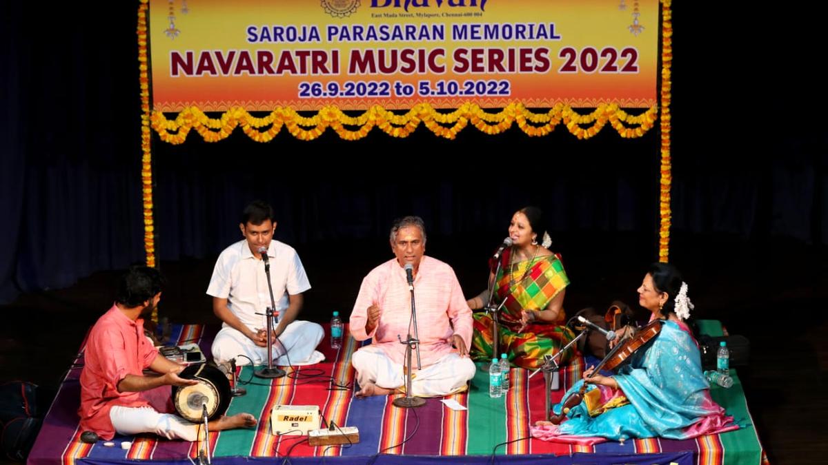 Dr. S. Sunder rendered kritis in praise of Shakti - The Hindu