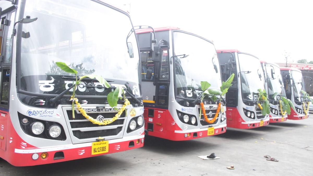 Kodagu gets new KSRTC buses with Madikeri RTO registration - The Hindu