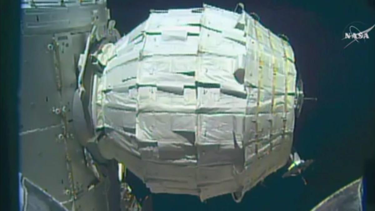 NASA blows up another inflatable space station structure after ...