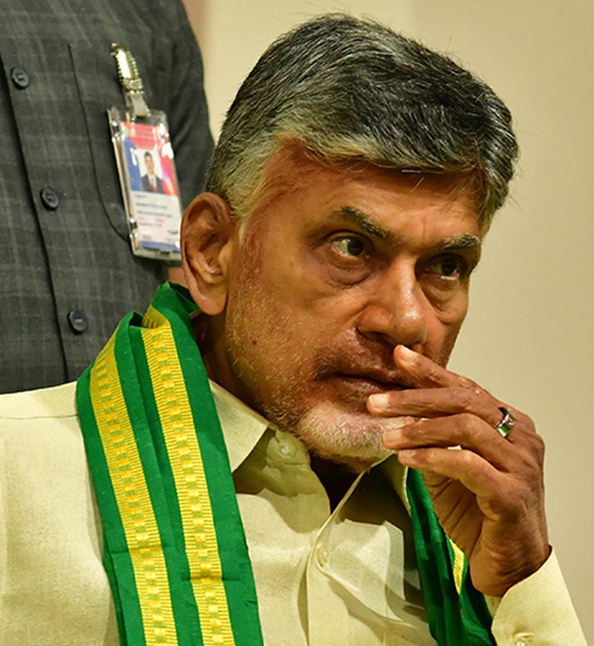 TDP chief Chandrababu Naidu condemns arrest of Ayyannapatrudu - The Hindu