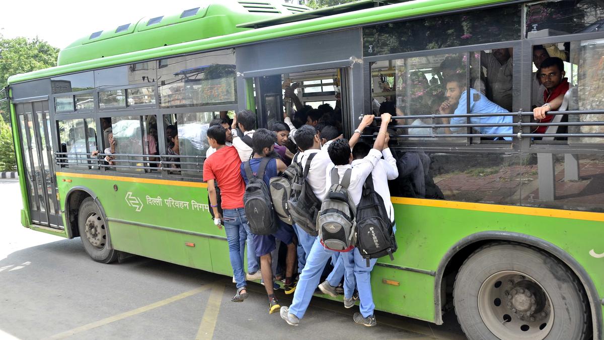 HC rejects plea against withdrawal of DTC buses from schools - The Hindu