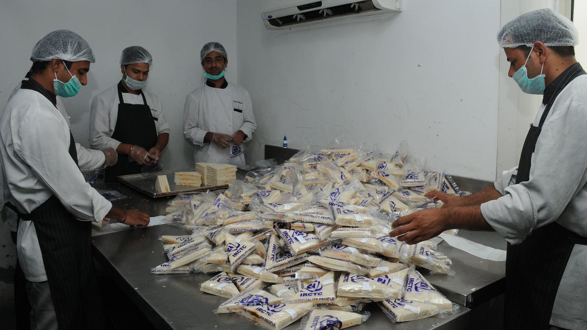 IRCTC comes out with customised menu in trains - The Hindu