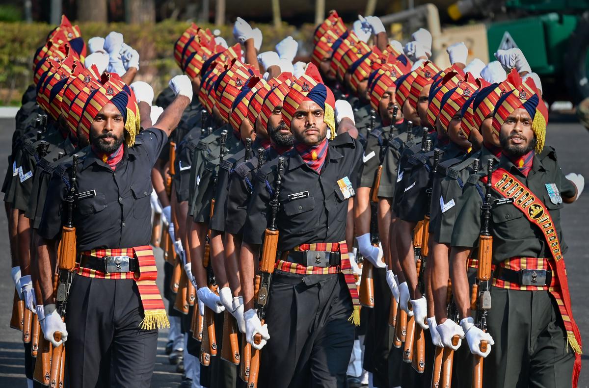 Eight marching contingents will be part of Army Day parade on Jan 15 ...