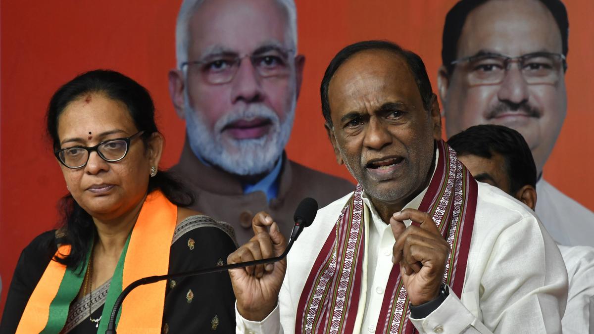 Punjab CM visit to TS an ‘eye wash’, says Laxman - The Hindu