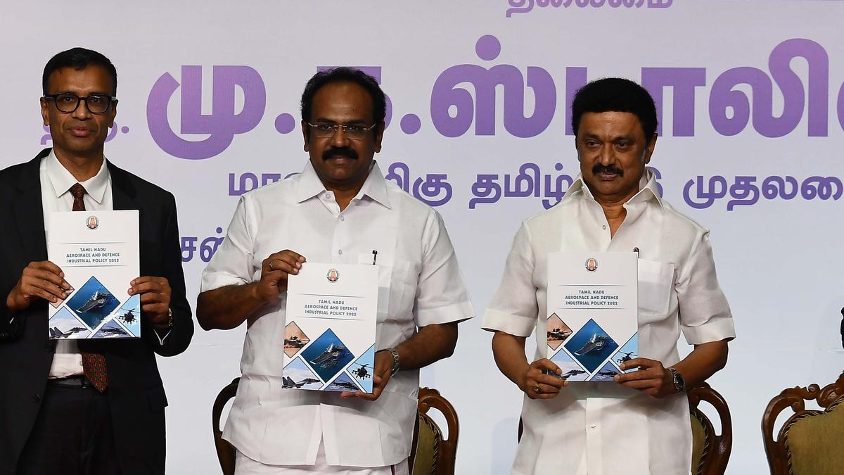 T.N. CM Stalin unveils new aerospace and defence industrial policy ...