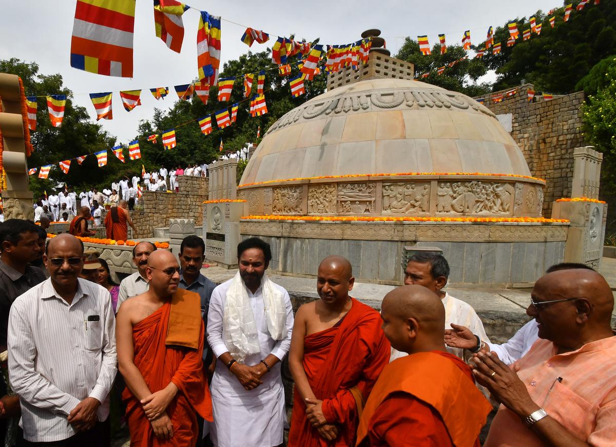 Kishan Reddy inaugurates facility for Buddhist monks - The Hindu