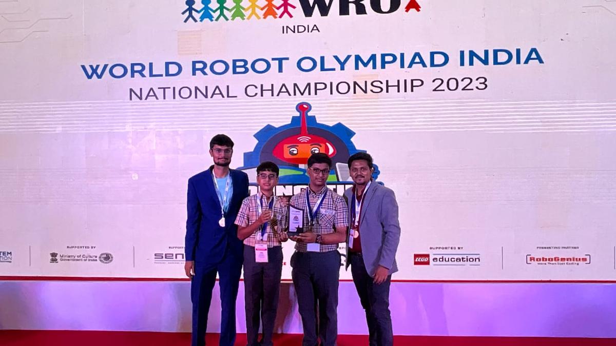Students from SRM Public School win national robotics competition - The ...