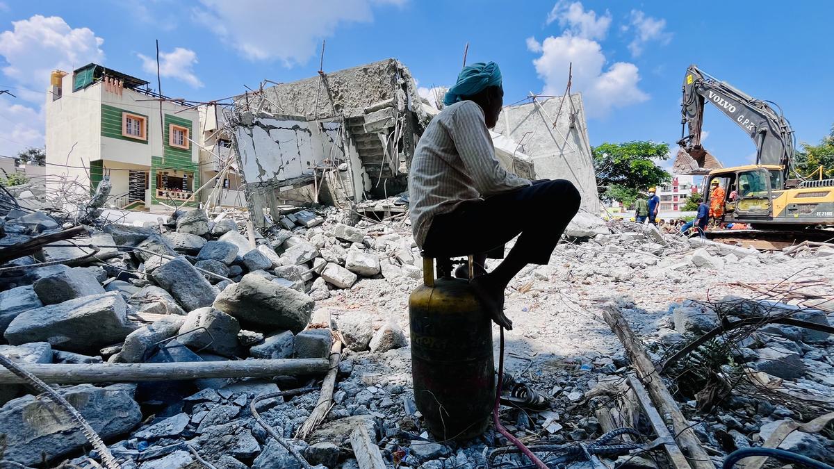 Collapsed building in Bengaluru’s Babusapalya illegal and built on ‘B ...
