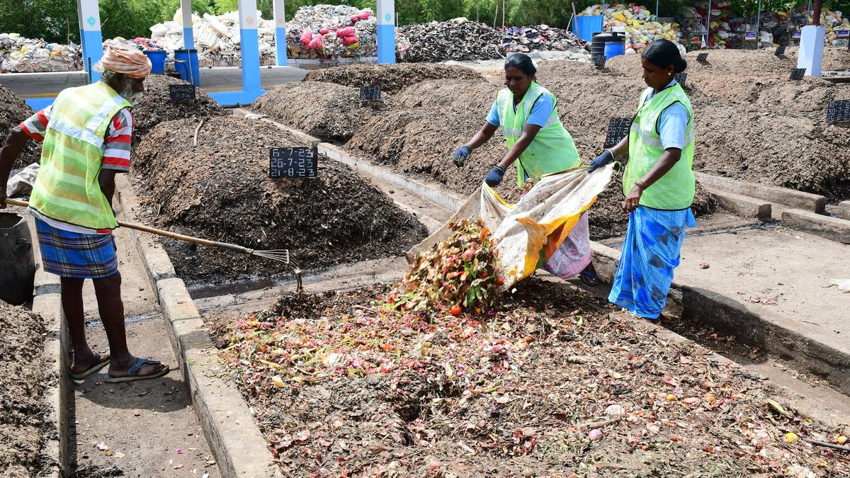 Learn solid waste management in Chinnalapatti - The Hindu