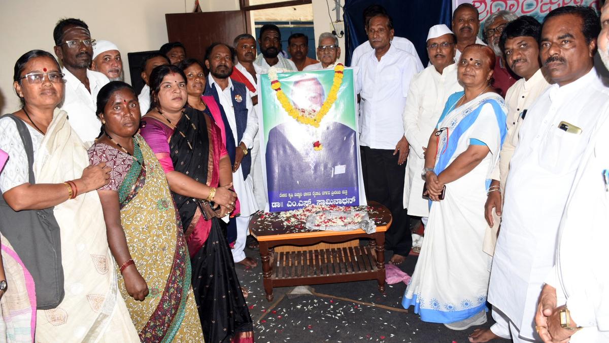 Activists hail Swaminathan’s contribution to sustainable growth of farm ...