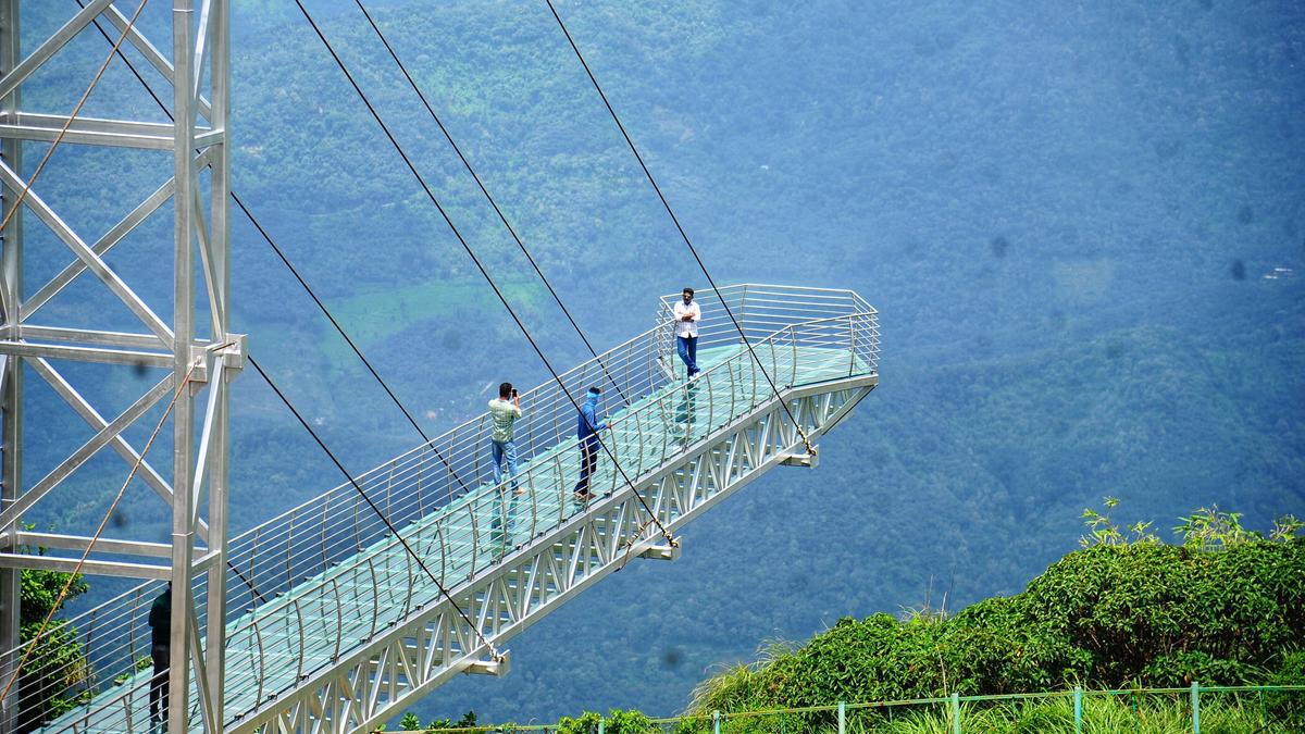 New cantilever glass bridge at Wagamon set to give visitors a high ...