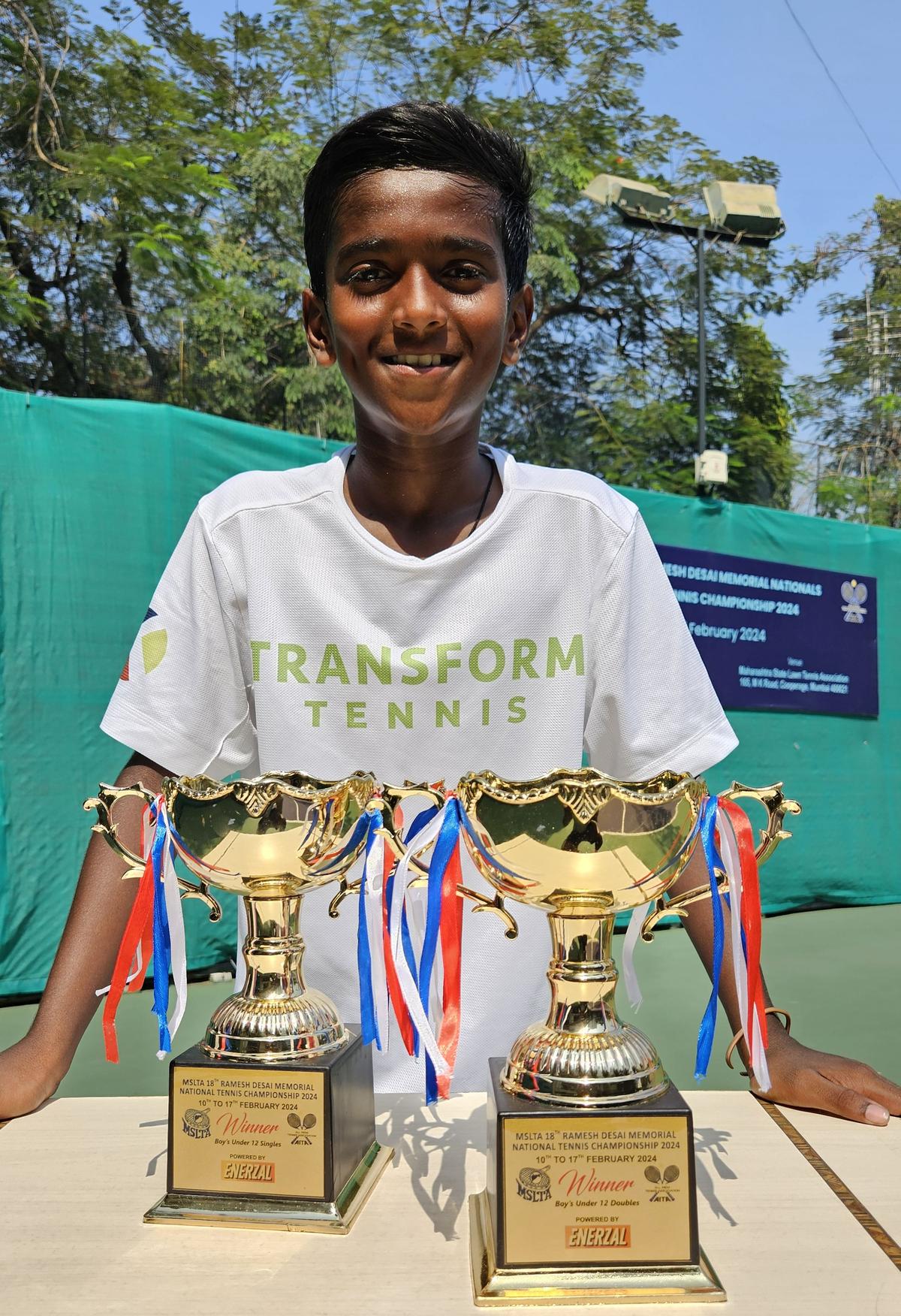 How Puneeth M. won the National Under-12 title in tennis - The Hindu