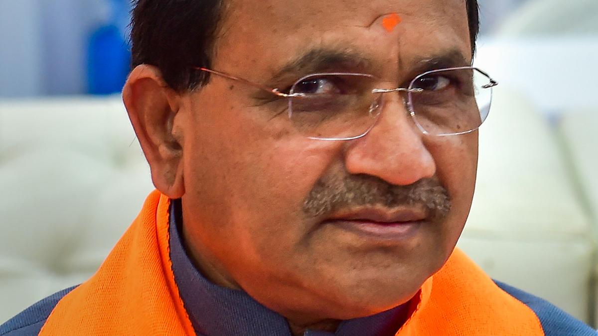 Union Minister Bhagwanth Khuba arrives in Ramagundam - The Hindu