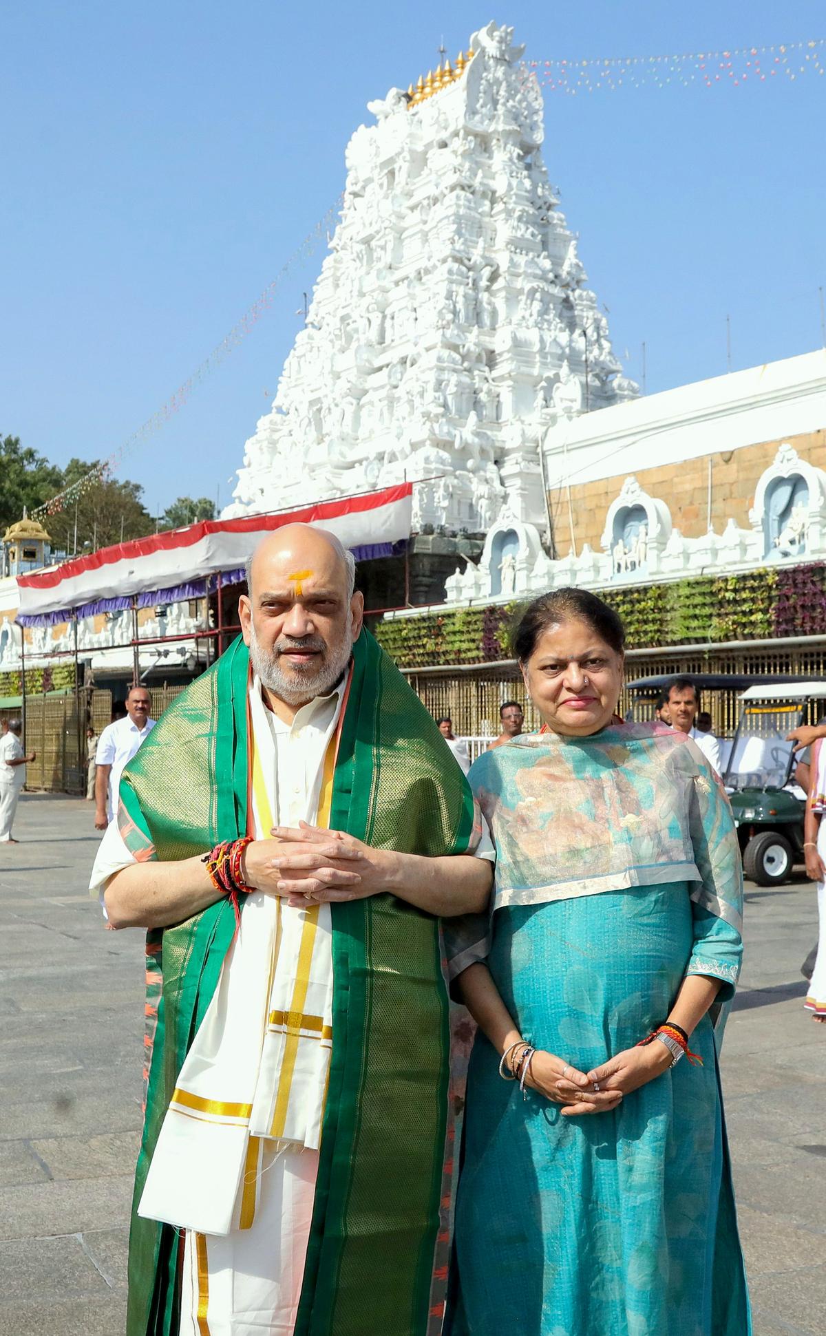 Union Home Minister Amit Shah visits Tirumala temple - The Hindu