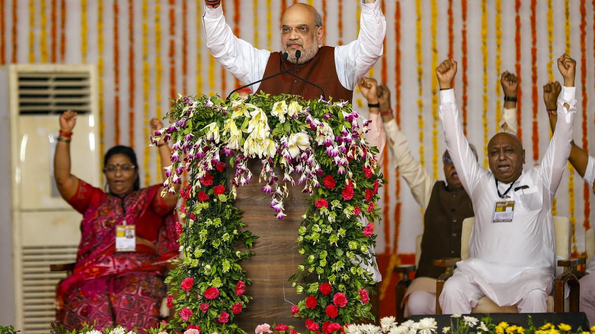 Narendra Modi gave peace to Gujarat in his role as CM, says Amit Shah ...