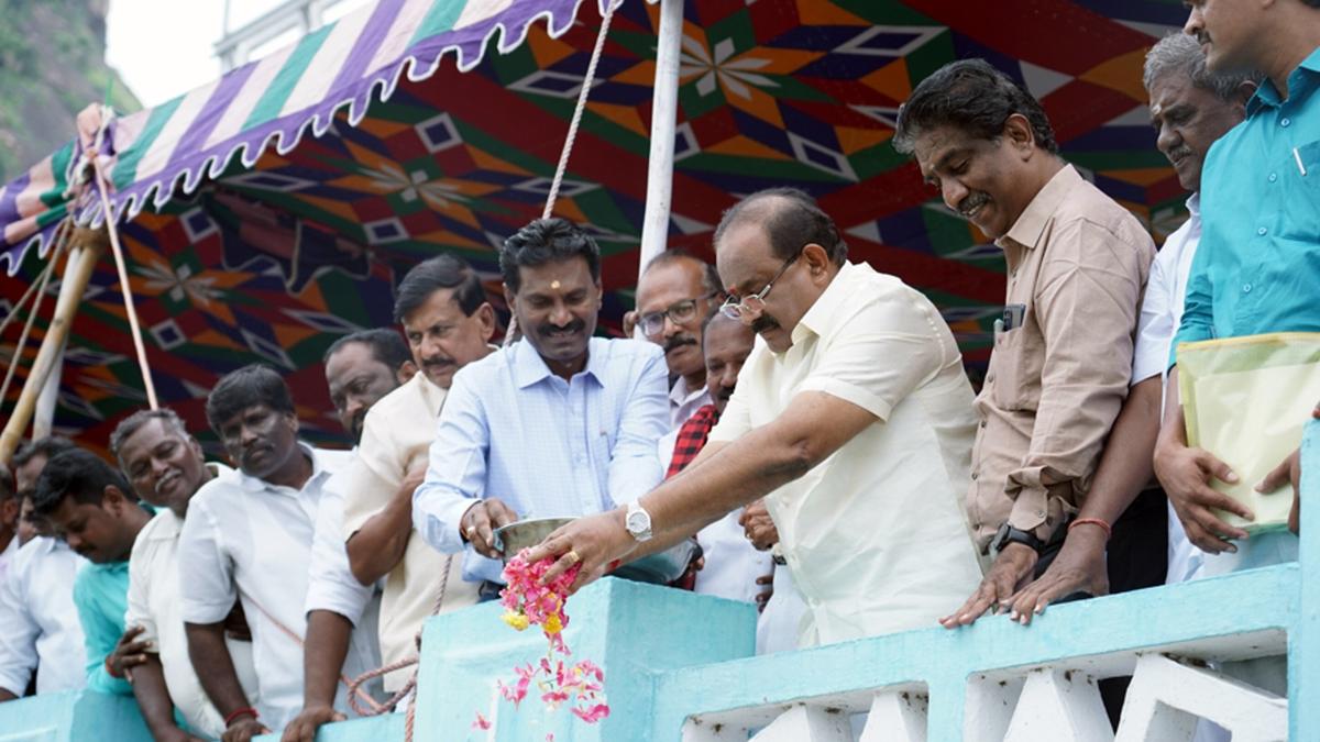 Water released from Palaru Porunthalayaru dam - The Hindu