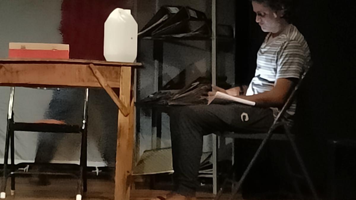 Hyderabad-based theatre artiste Jonas David’s new play The Pillowman is a Thriller on stage ...