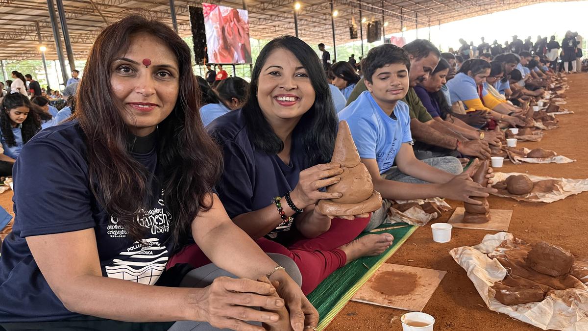 Clay seed Ganesha campaign sets a new Guinness record - The Hindu