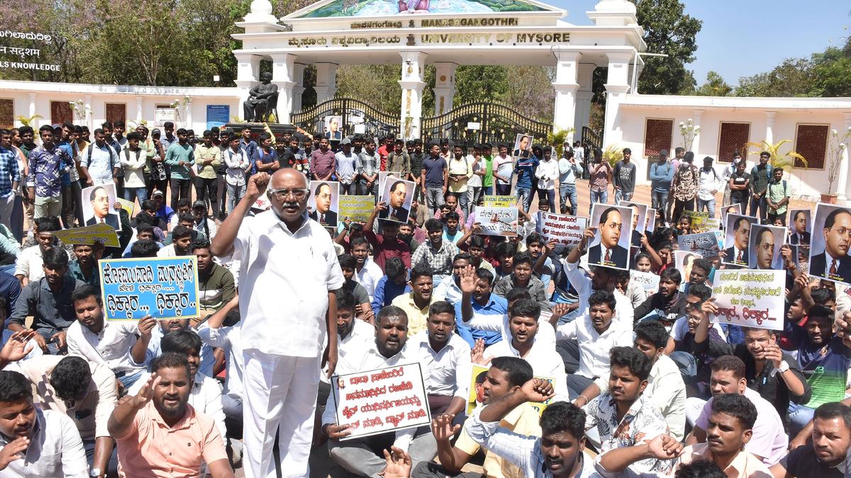 Protest against insult to Ambedkar and Dalits in controversial skit ...