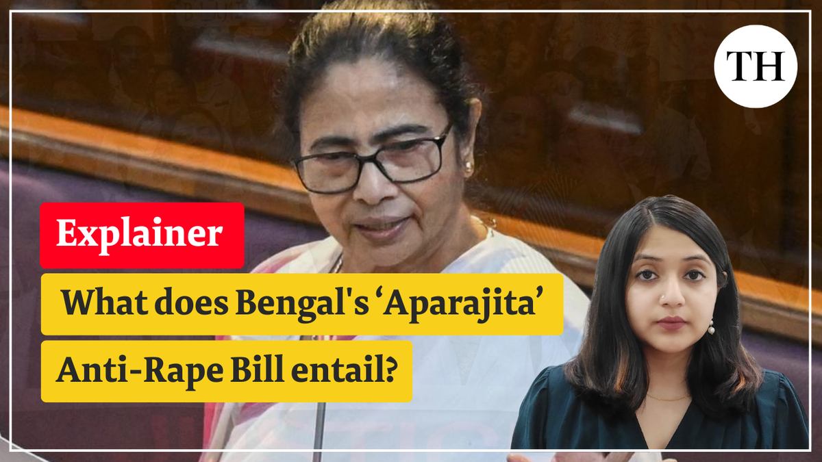 Aparajita Anti-Rape Bill | Watch: What does Bengal’s Anti-Rape Bill ...