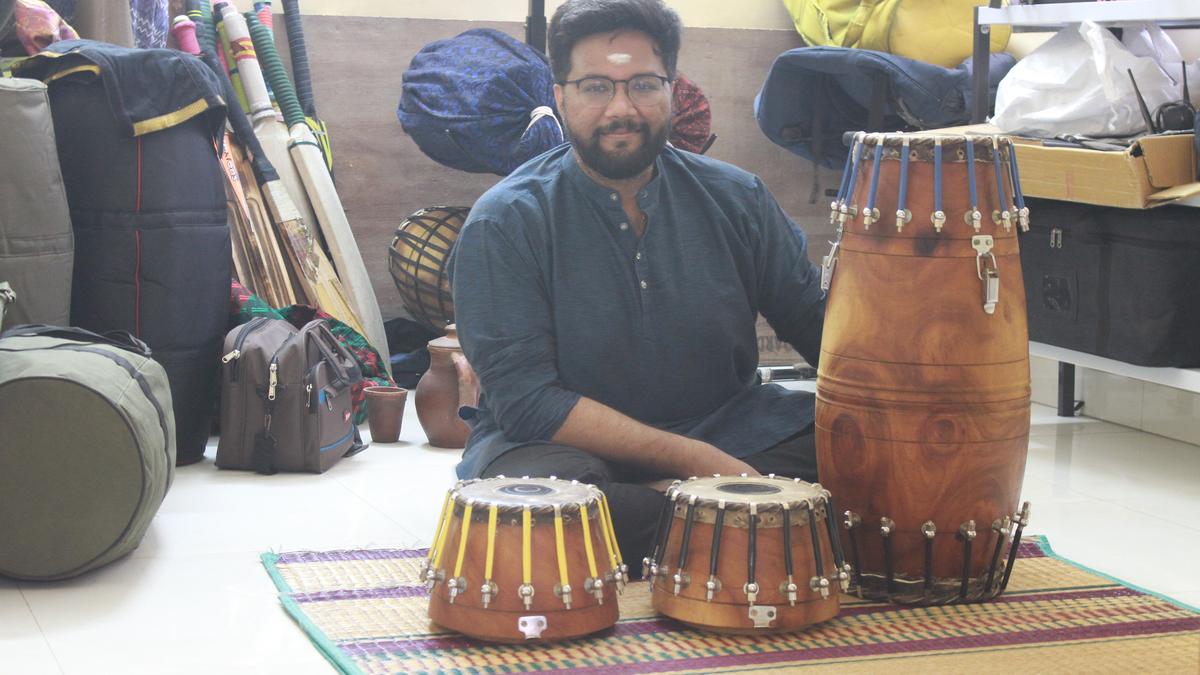 An innovation to ease a percussionist’s burden - The Hindu