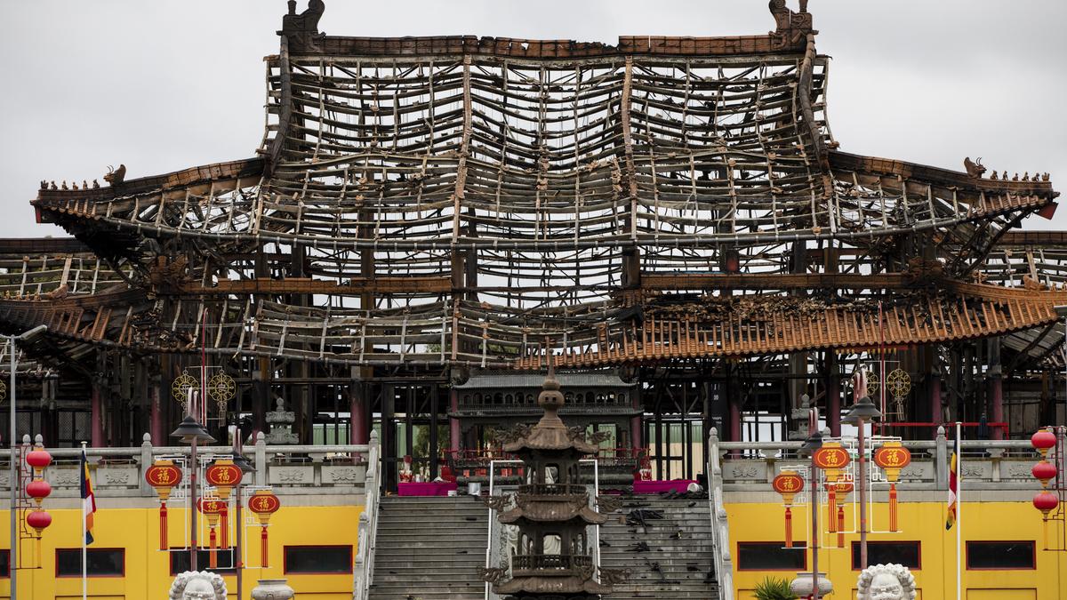 Fire damages Buddhist temple in Melbourne - The Hindu