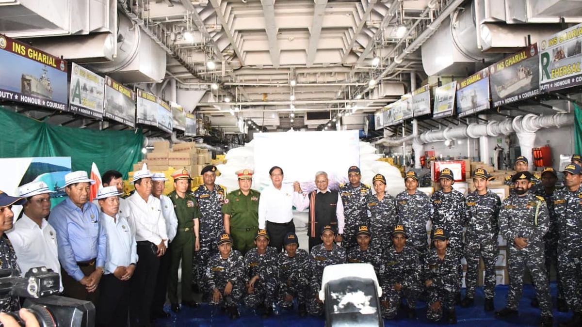 India hands over 442 metric tonnes of food aid to earthquake-hit ...