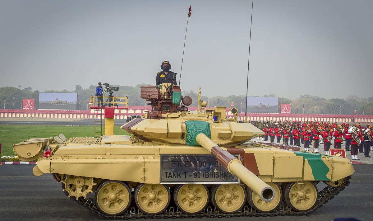 Indian Army Tank Firing