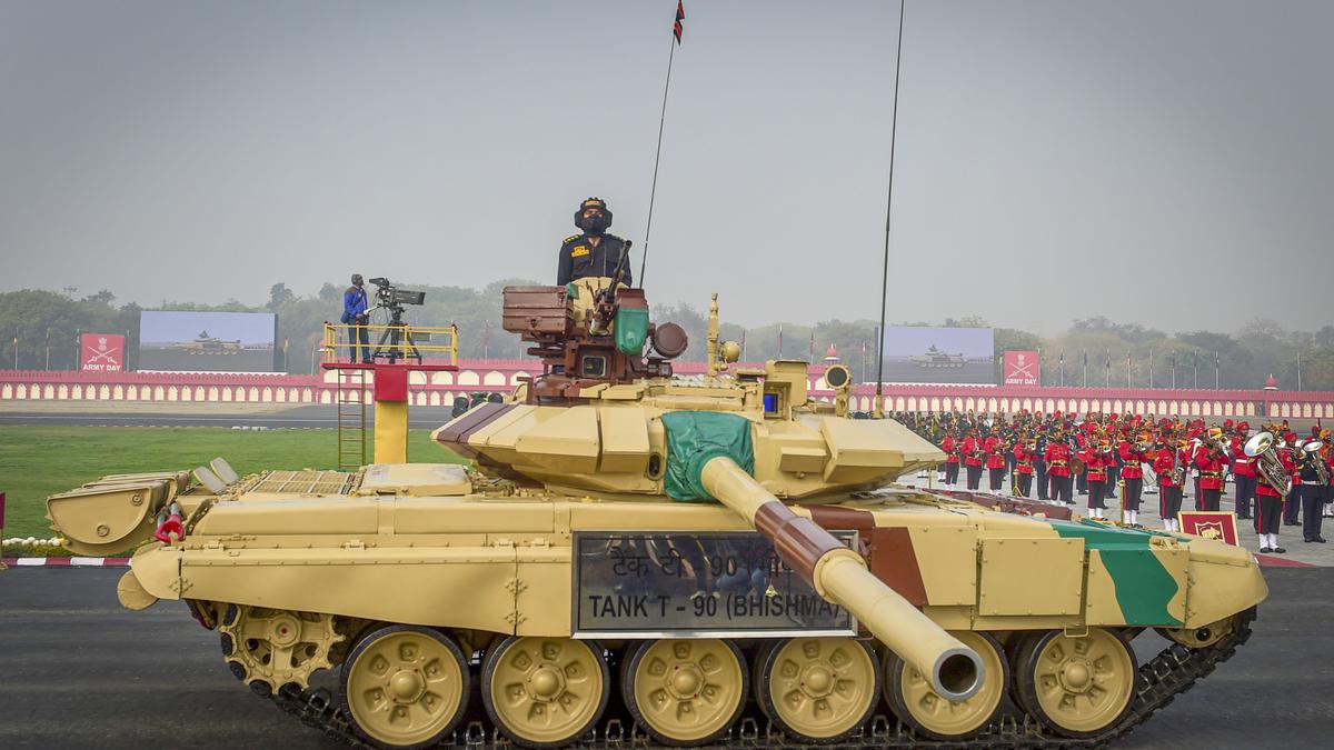 Two Army personnel killed in tank barrel burst - The Hindu