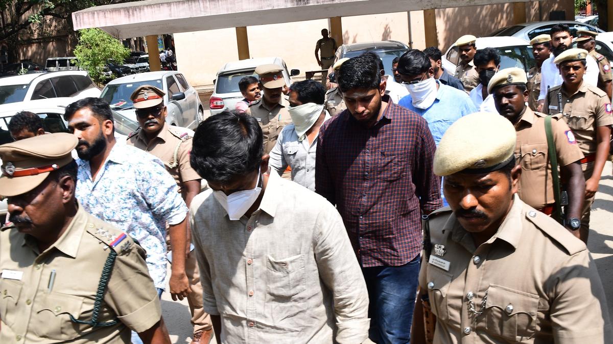 Pollachi sexual assault case | Nine accused produced before court as ...