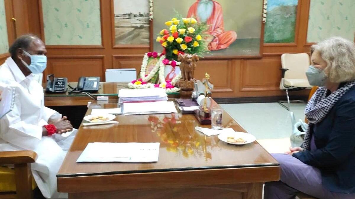 German Consul General meets CM - The Hindu