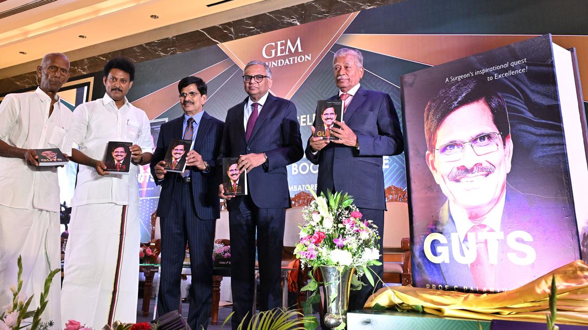 GEM Hospital chief C. Palanivelu’s autobiography ‘GUTS’ released in ...