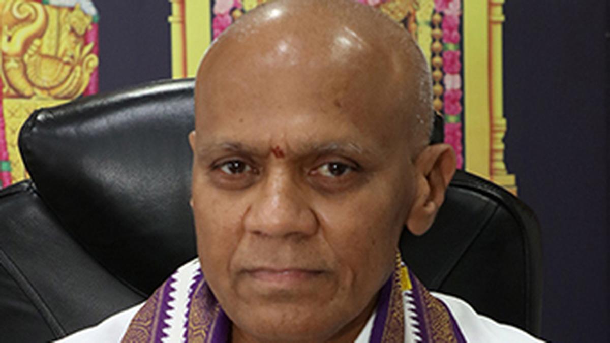 TTD EO Dharma Reddy asked to go on leave for a week - The Hindu