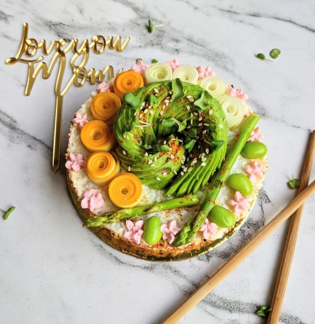 sushi cake by let's_maki.JPG - The Hindu