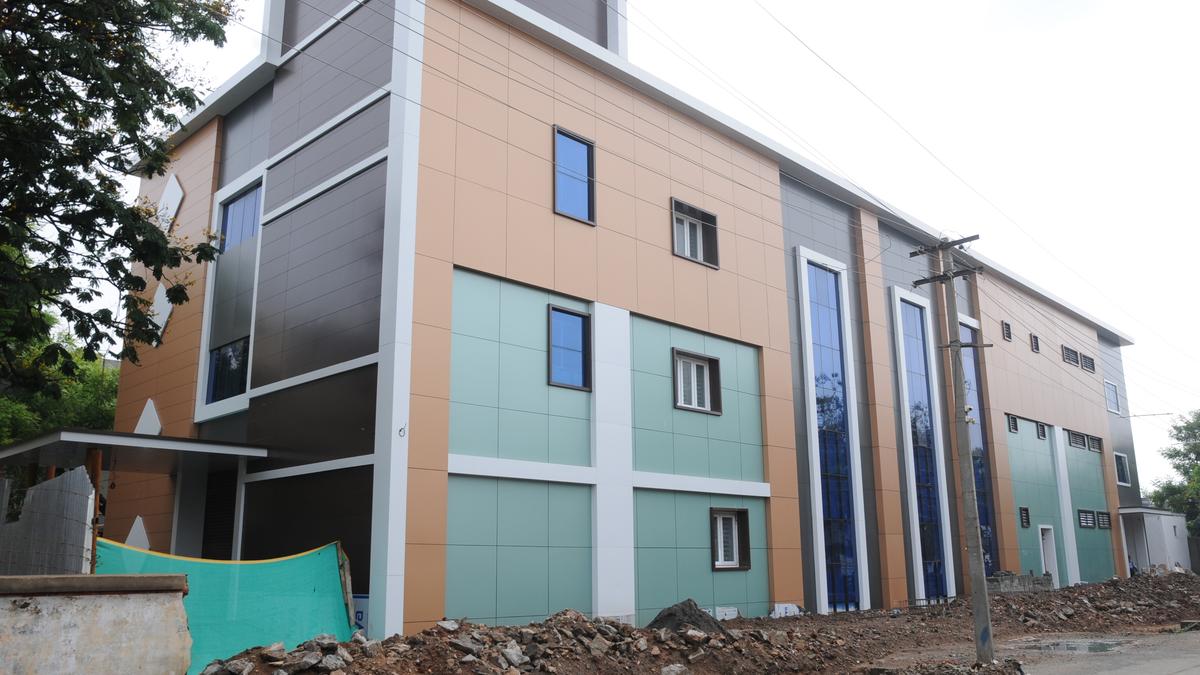 Erode Corporation’s youth development centre nearing completion - The Hindu