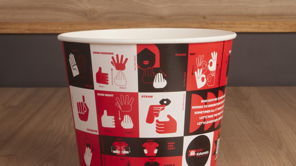 KFC Inida introduces special sign language bucket - The Hindu