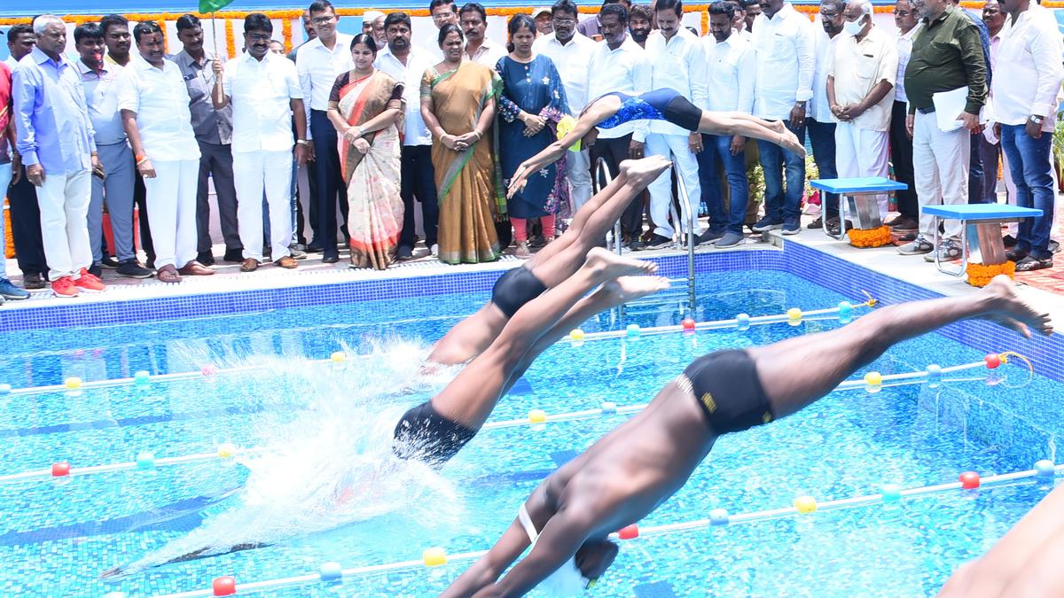 Andhra Pradesh: Renovated swimming pool inaugurated in Vijayawada - The ...