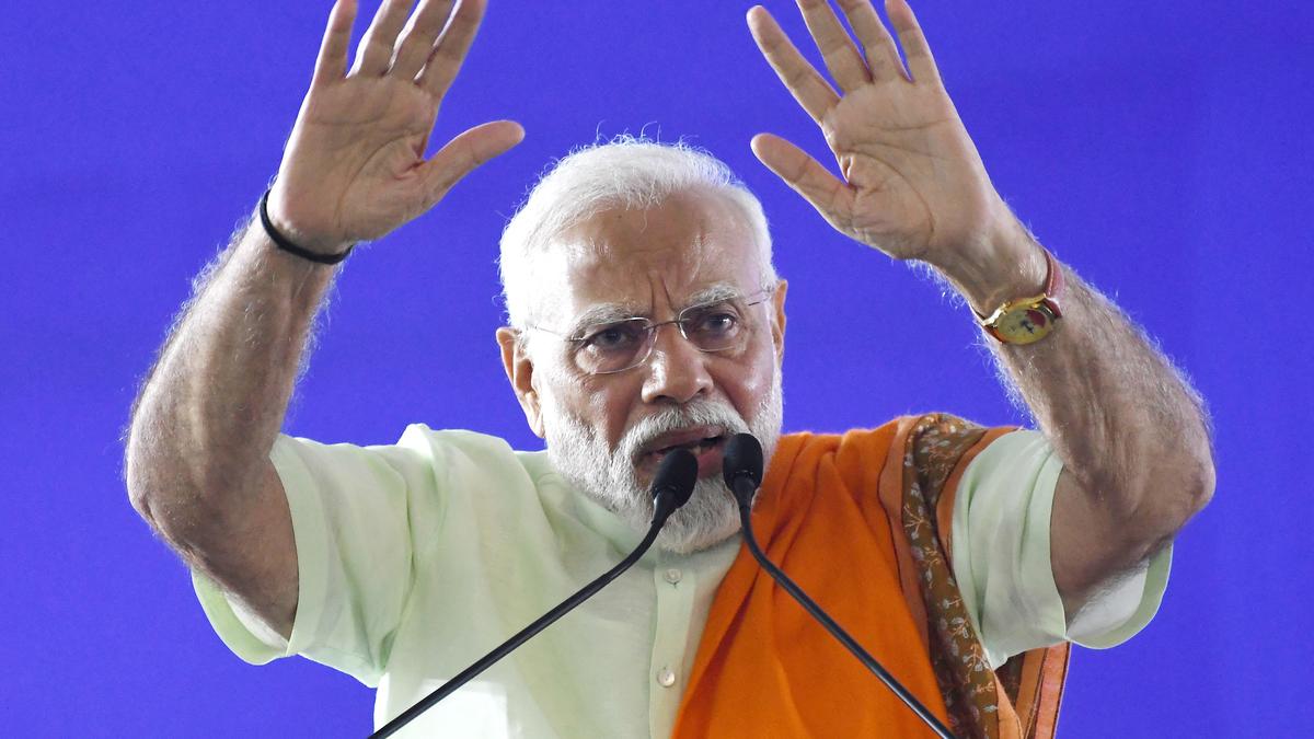 PM Modi hits out at ‘corrupt, opportunistic politics’ of BRS, Congress ...