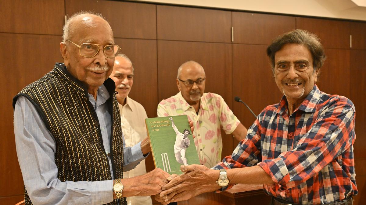 Book launch celebrating V.V. Kumar’s 90th birthday with anecdotes ...