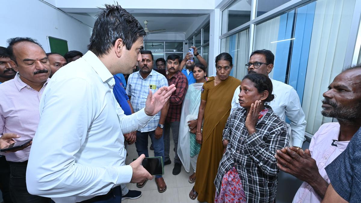 Collector inspects mango processing units in Chittoor - The Hindu