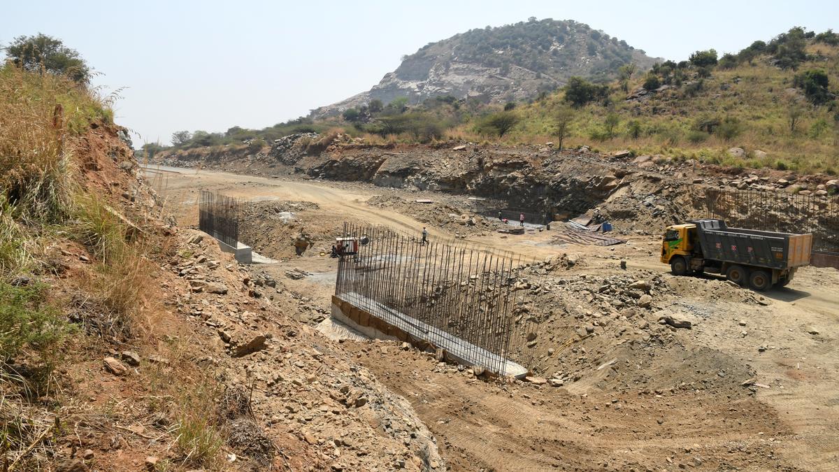 Stone quarries make animal overpass on new ring road irrelevant - The Hindu