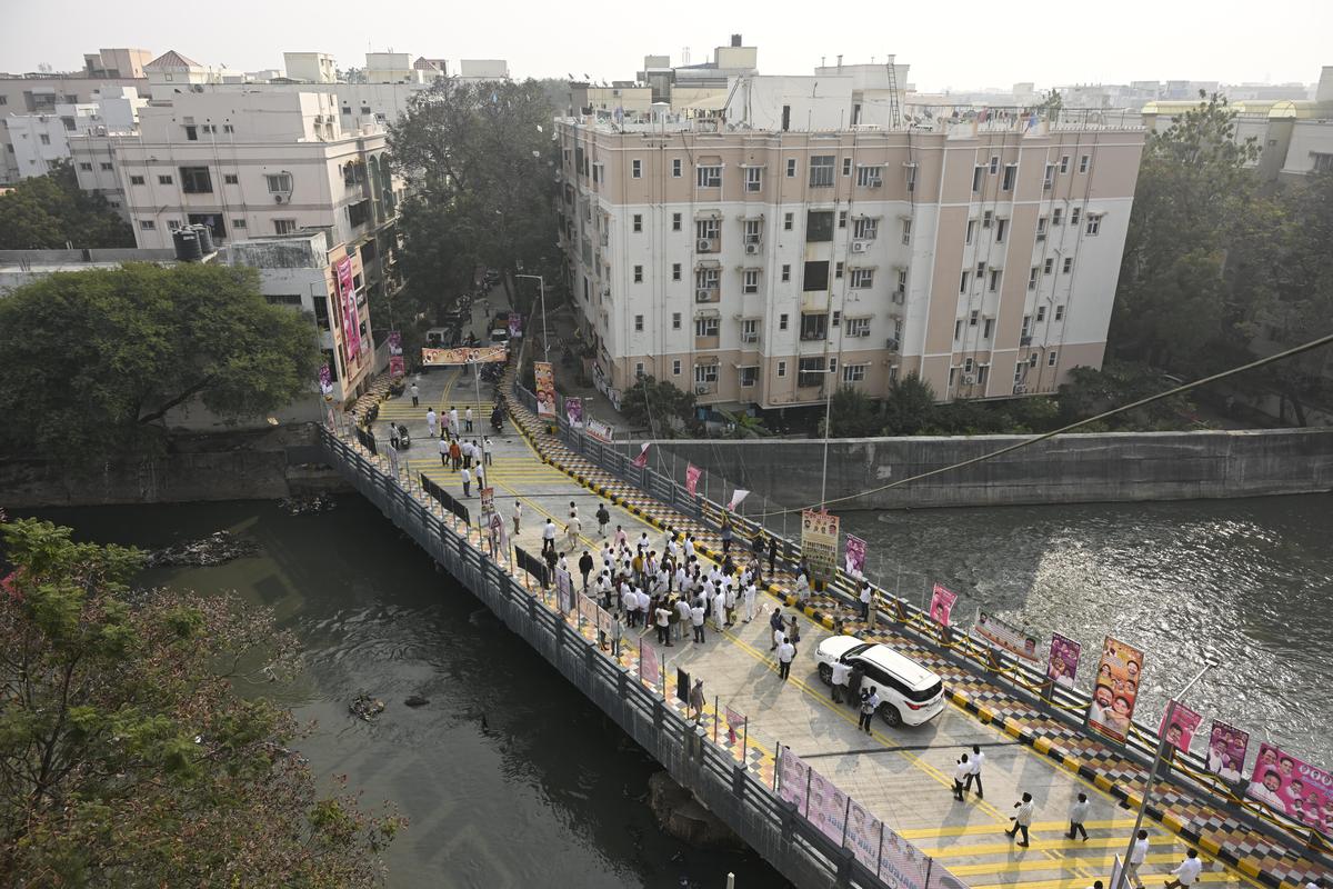Chikkadpally-Domalguda bridge over Hussain Sagar nala inaugurated - The ...