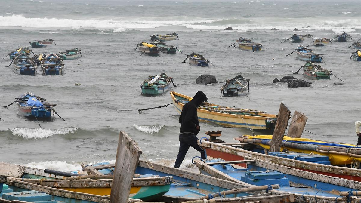 ‘Mandous’ brings unabated rain to South coastal Andhra Pradesh - The Hindu